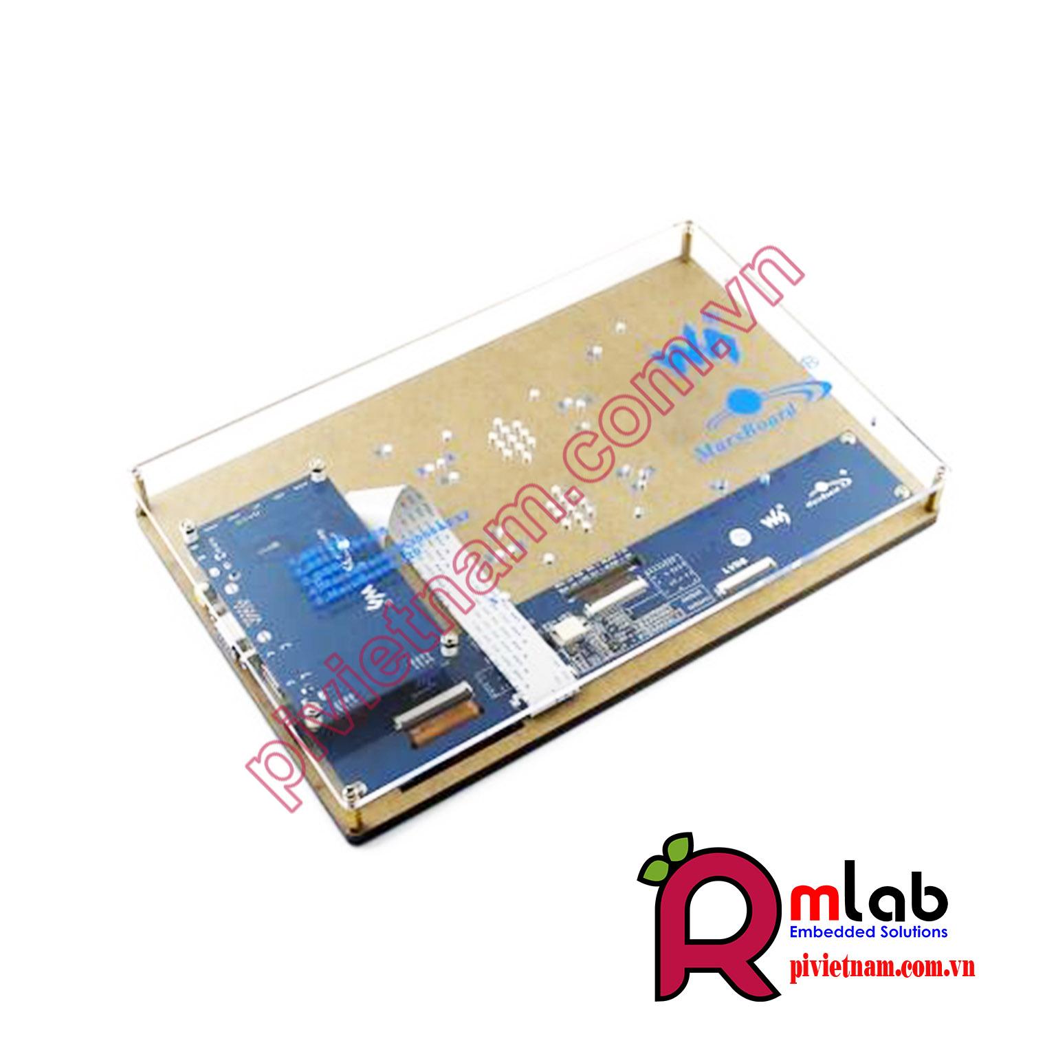 Màn hình LCD 10.1inch HDMI (H) (with case), 1024x600, cảm ứng điện dung Waveshare